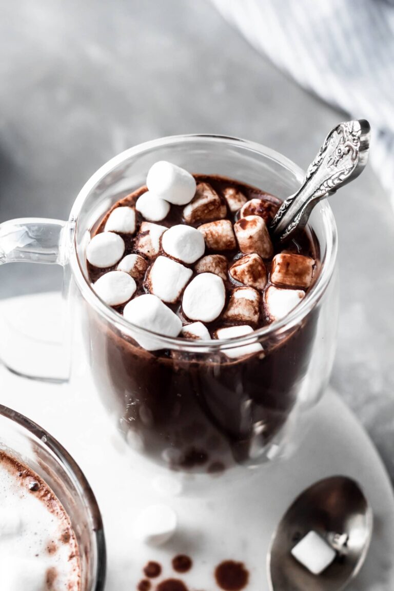 Homemade Dark Hot Chocolate - Baran Bakery