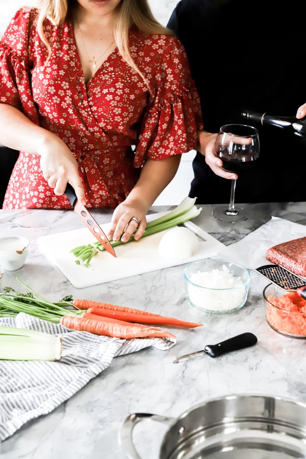 Date Night In & Red Velvet Sheet Cake Recipe - Baran Bakery