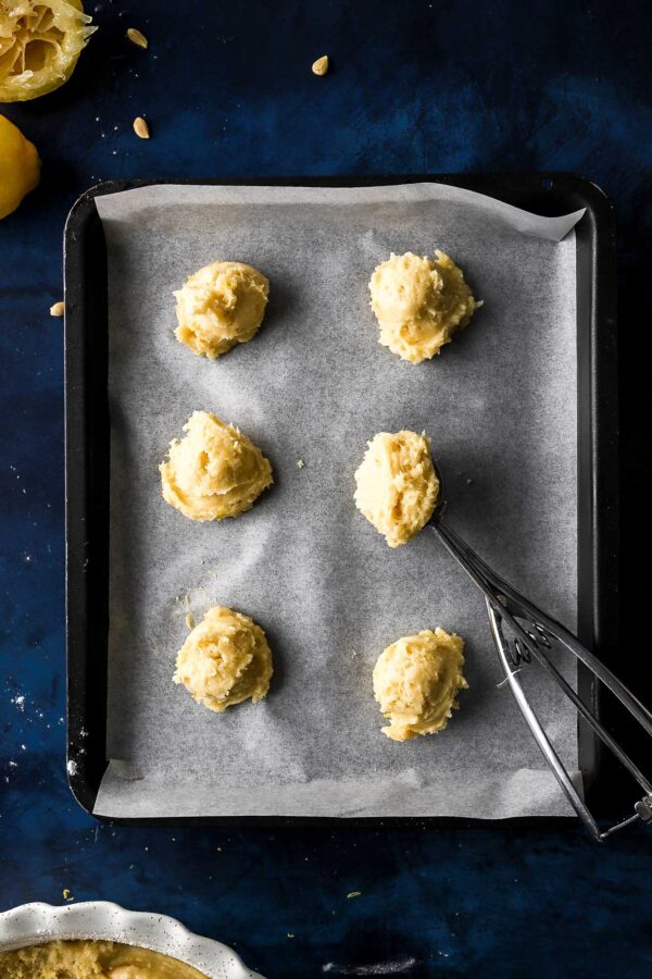 Lemon Drop Cookies with Vodka Glaze - Baran Bakery