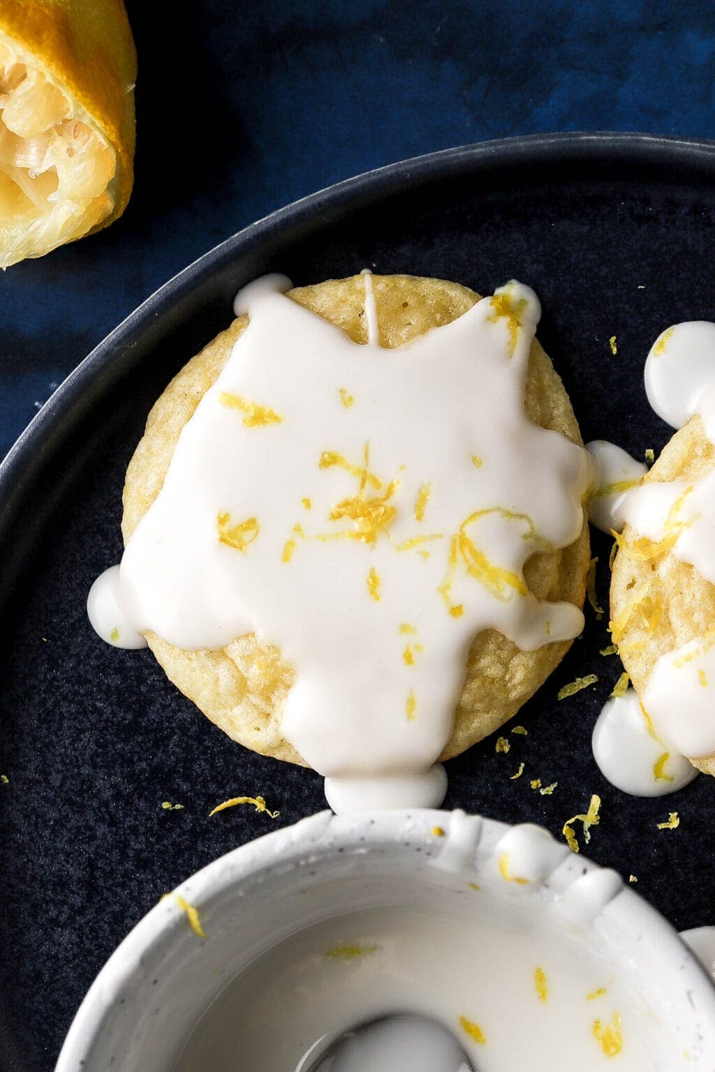 Lemon Drop Cookies with Vodka Glaze - Baran Bakery
