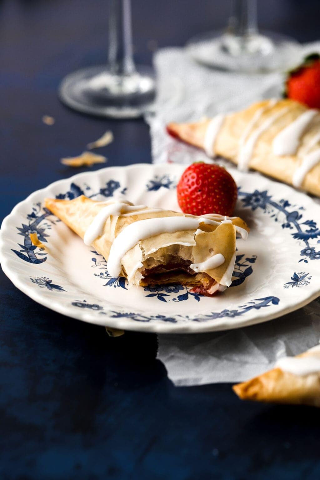 Strawberry Turnovers with Phyllo Dough - Baran Bakery