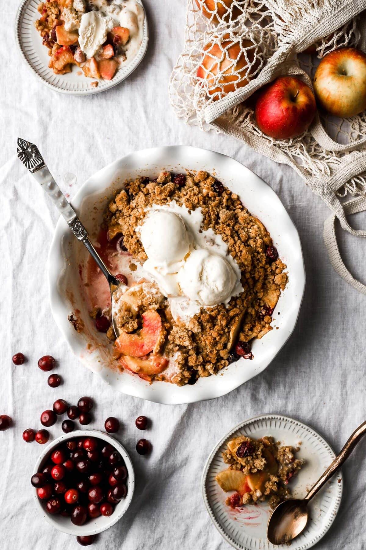 Apple Cranberry Crisp - Baran Bakery