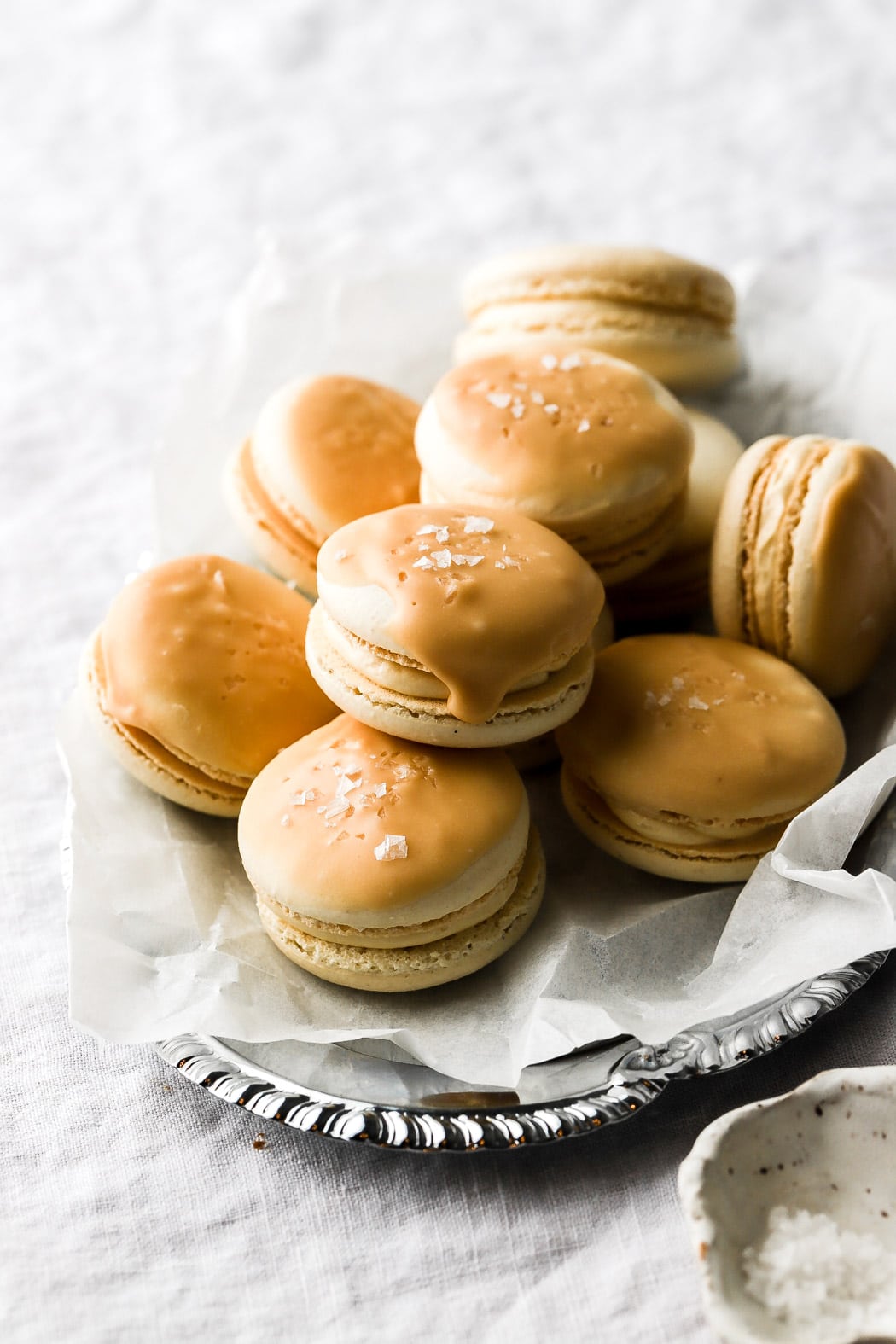 Salted Caramel Macarons - Baran Bakery