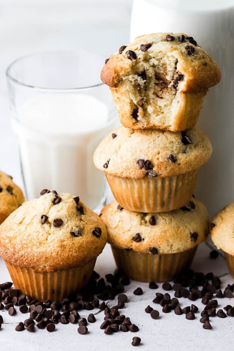 Bakery Style Chocolate Chip Muffins - Baran Bakery