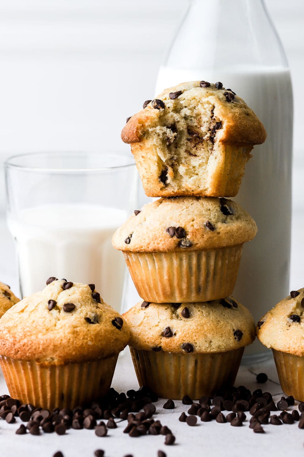Bakery Style Chocolate Chip Muffins - Baran Bakery