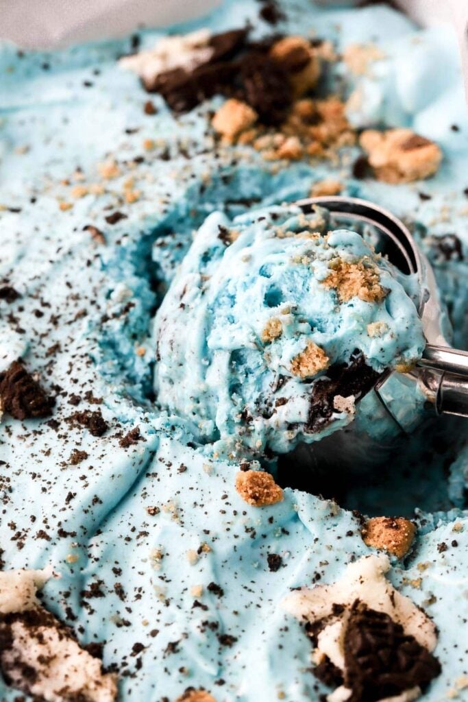 Cookie Monster Ice Cream - Baran Bakery