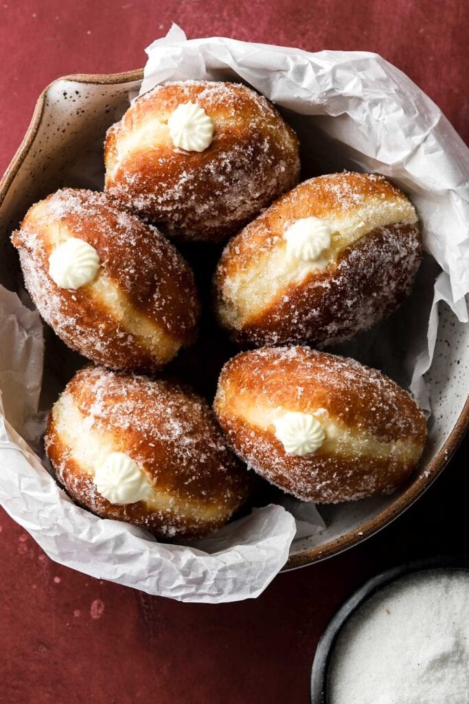 Bavarian Cream Donuts - Baran Bakery