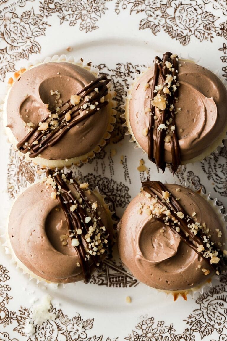 Nutella Cupcakes - Baran Bakery