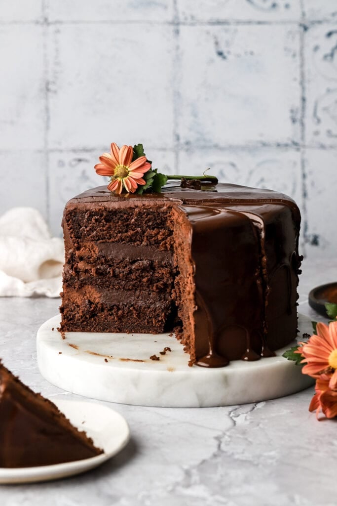 Chocolate Ganache Cake - Baran Bakery