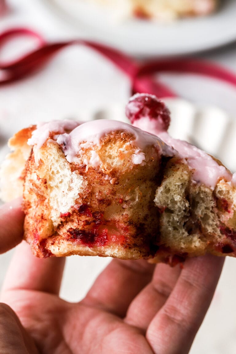 Cranberry Orange Cinnamon Rolls - Baran Bakery