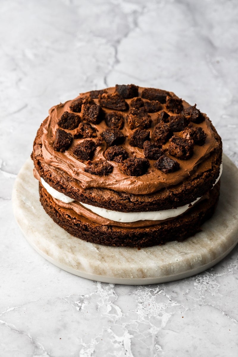 The Ultimate Brownie Cake - Baran Bakery