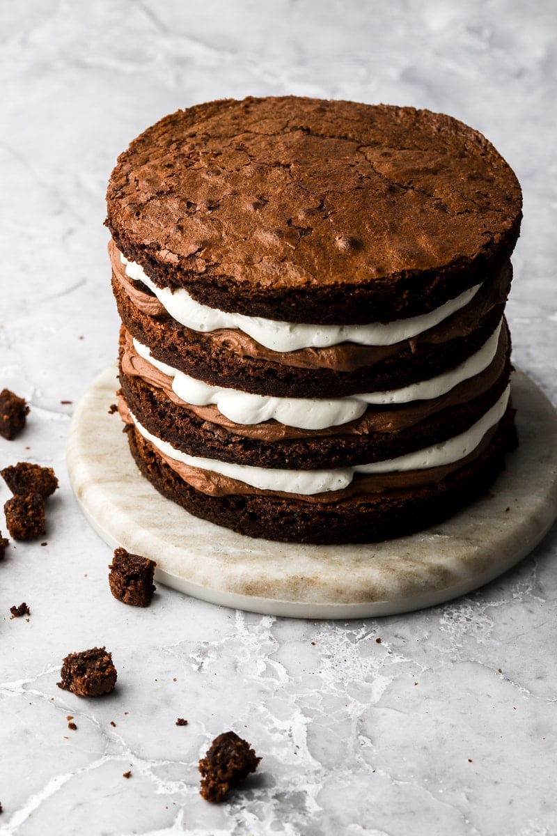 The Ultimate Brownie Cake - Baran Bakery