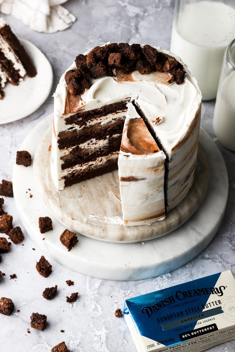 The Ultimate Brownie Cake - Baran Bakery