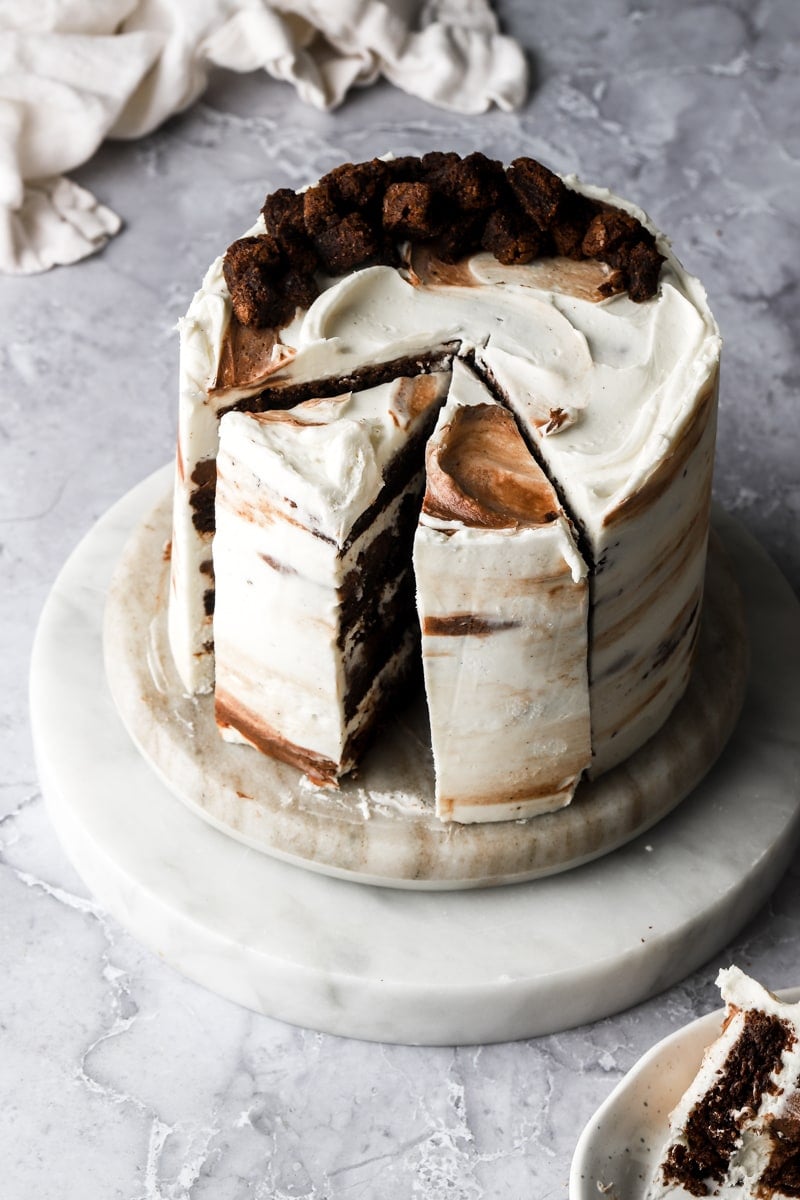 The Ultimate Brownie Cake - Baran Bakery