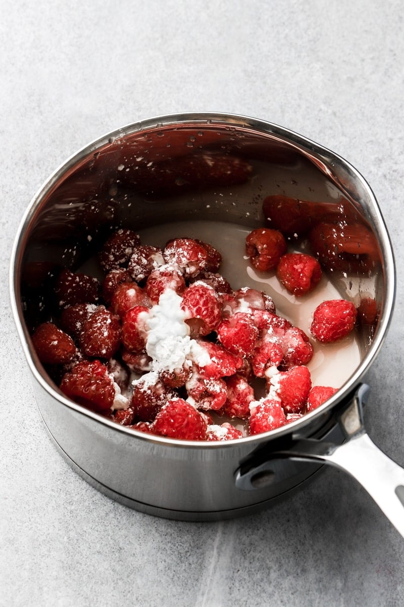 White Chocolate Raspberry Ice Cream - Baran Bakery