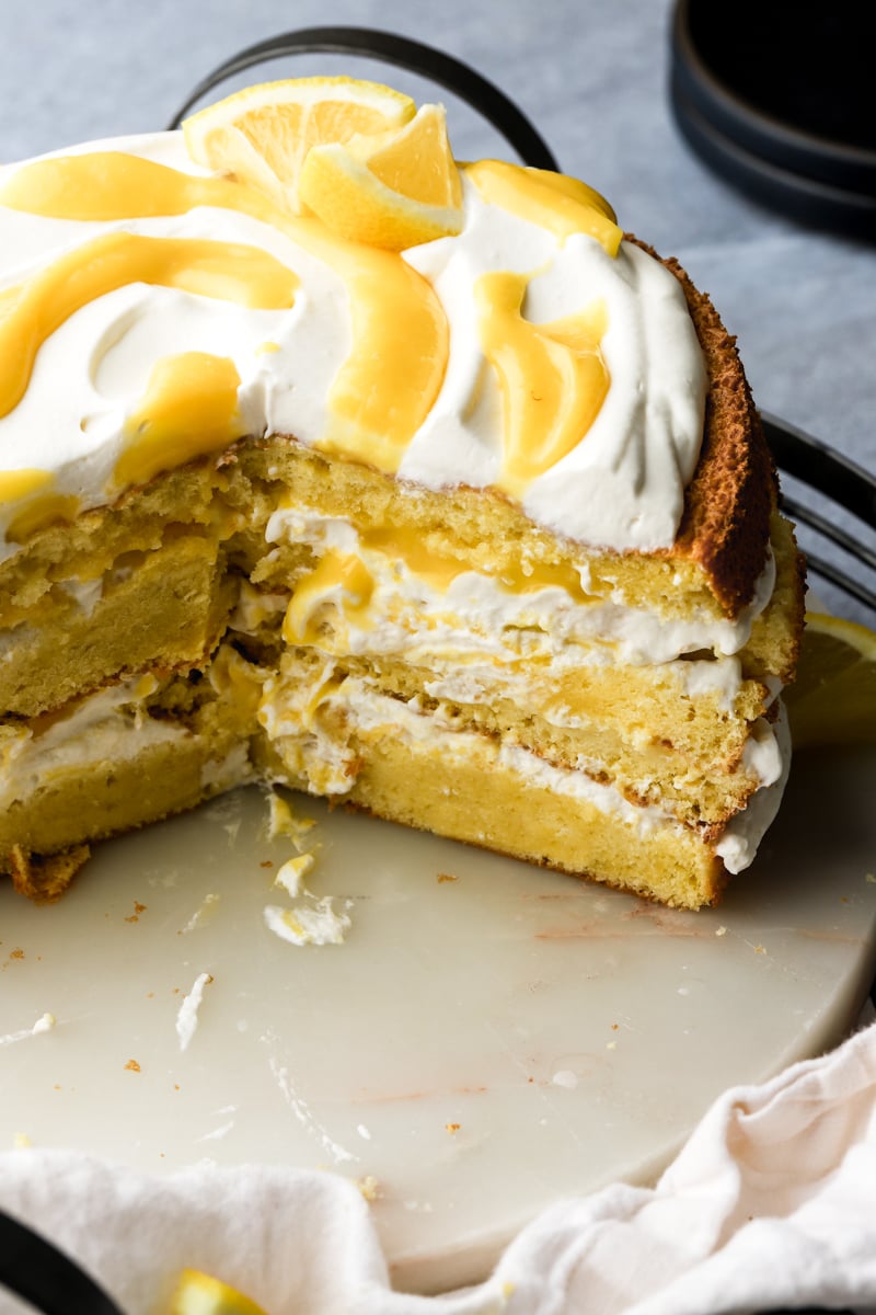 Lemon Curd Cake Baran Bakery