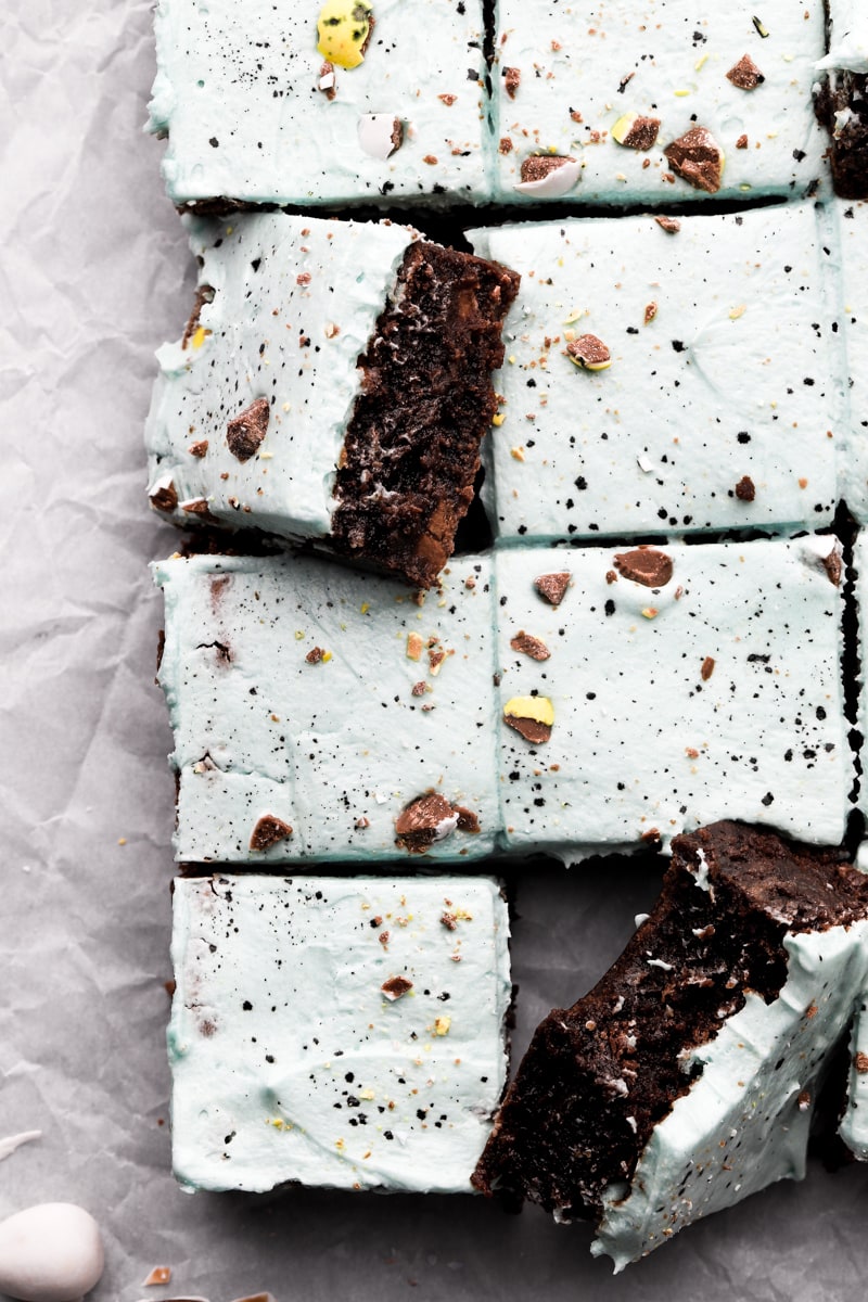 Mini Egg Brownies - Baran Bakery