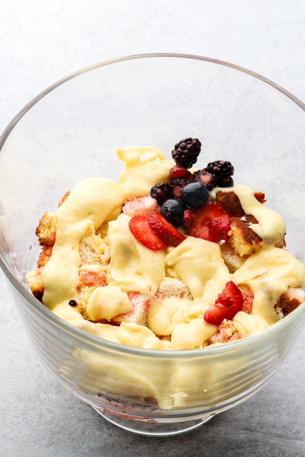 Fresh Fruit Trifle - Baran Bakery