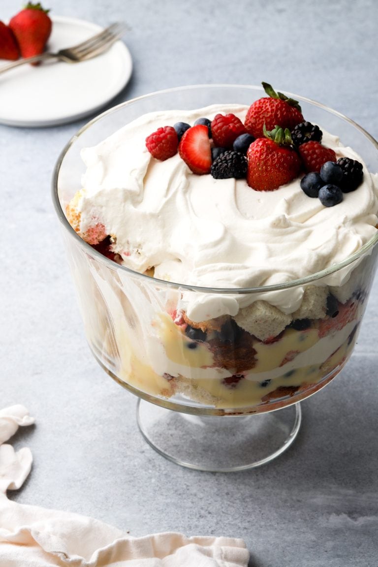 Fresh Fruit Trifle - Baran Bakery
