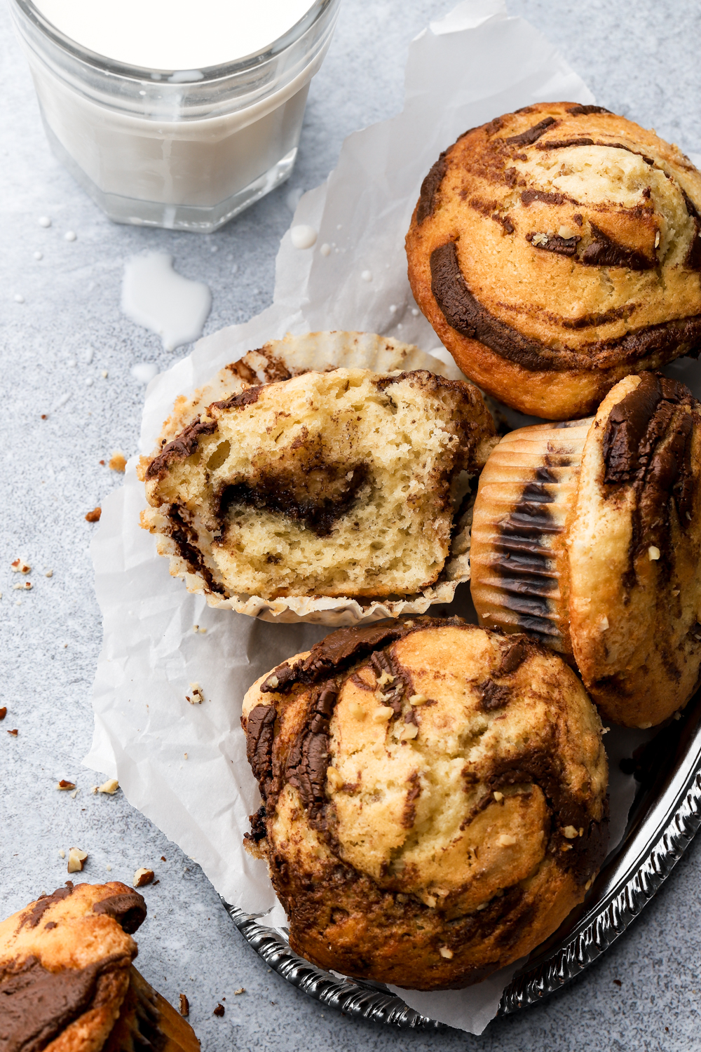Nutella Muffins - Baran Bakery