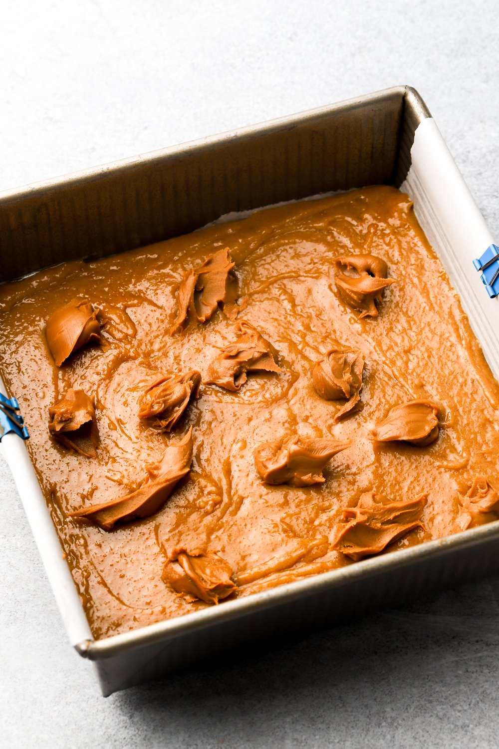 Biscoff Blondies - Baran Bakery