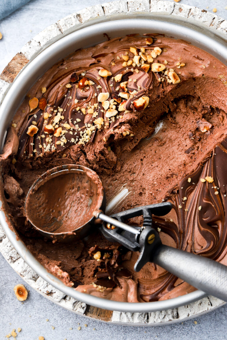 Nutella Ice Cream - Baran Bakery