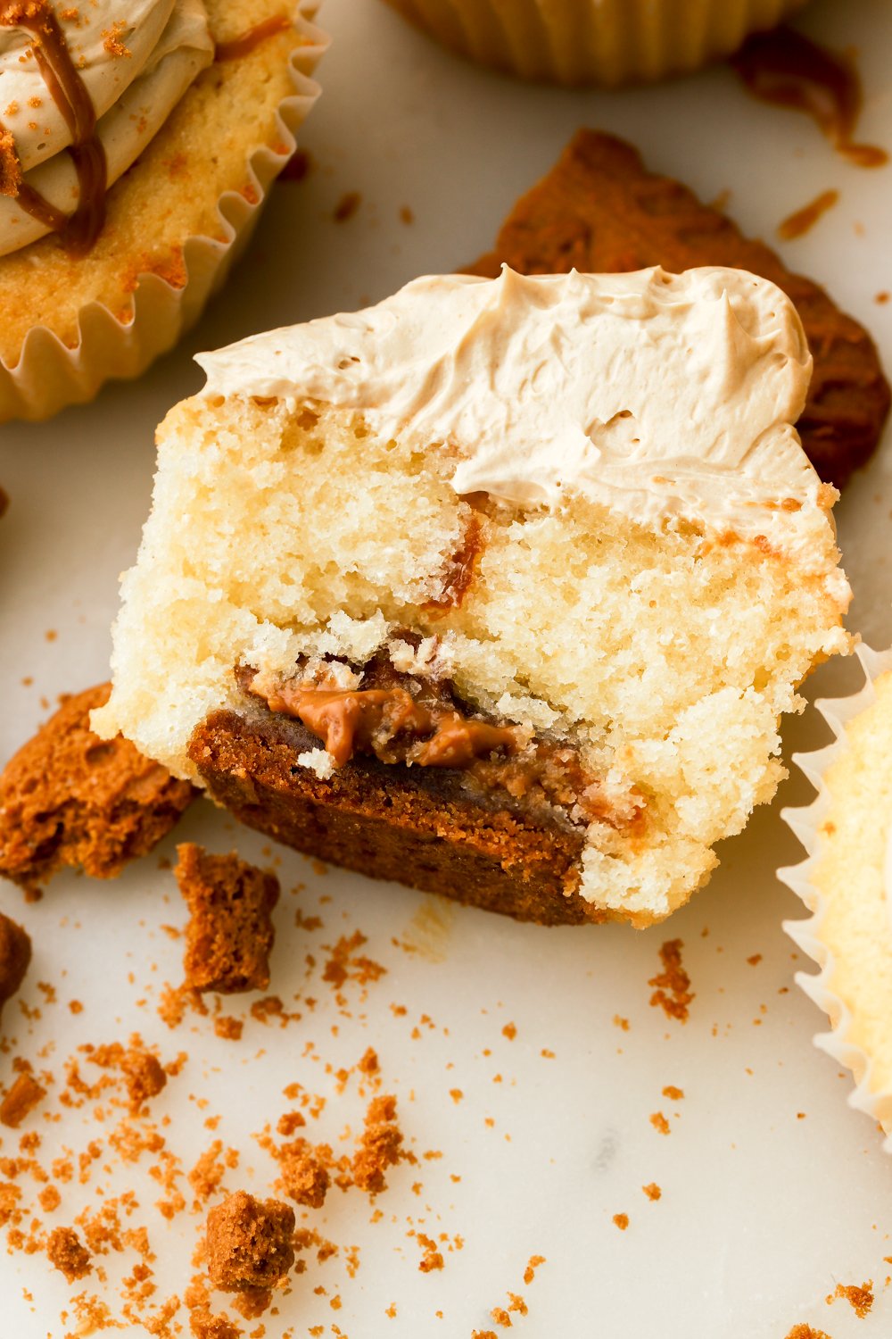 Biscoff Cupcakes - Baran Bakery