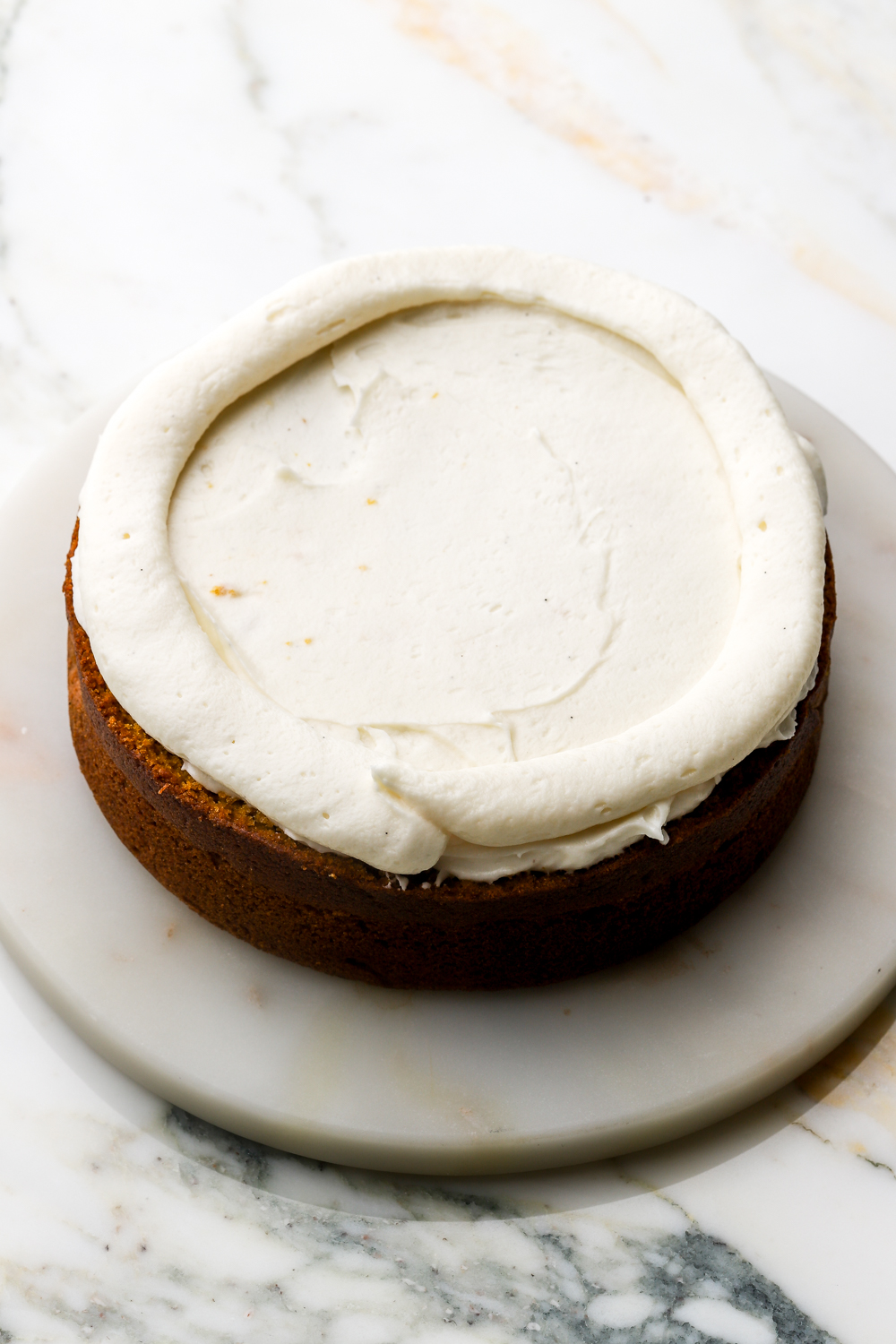 Pumpkin Cake with Cream Cheese Frosting - Baran Bakery