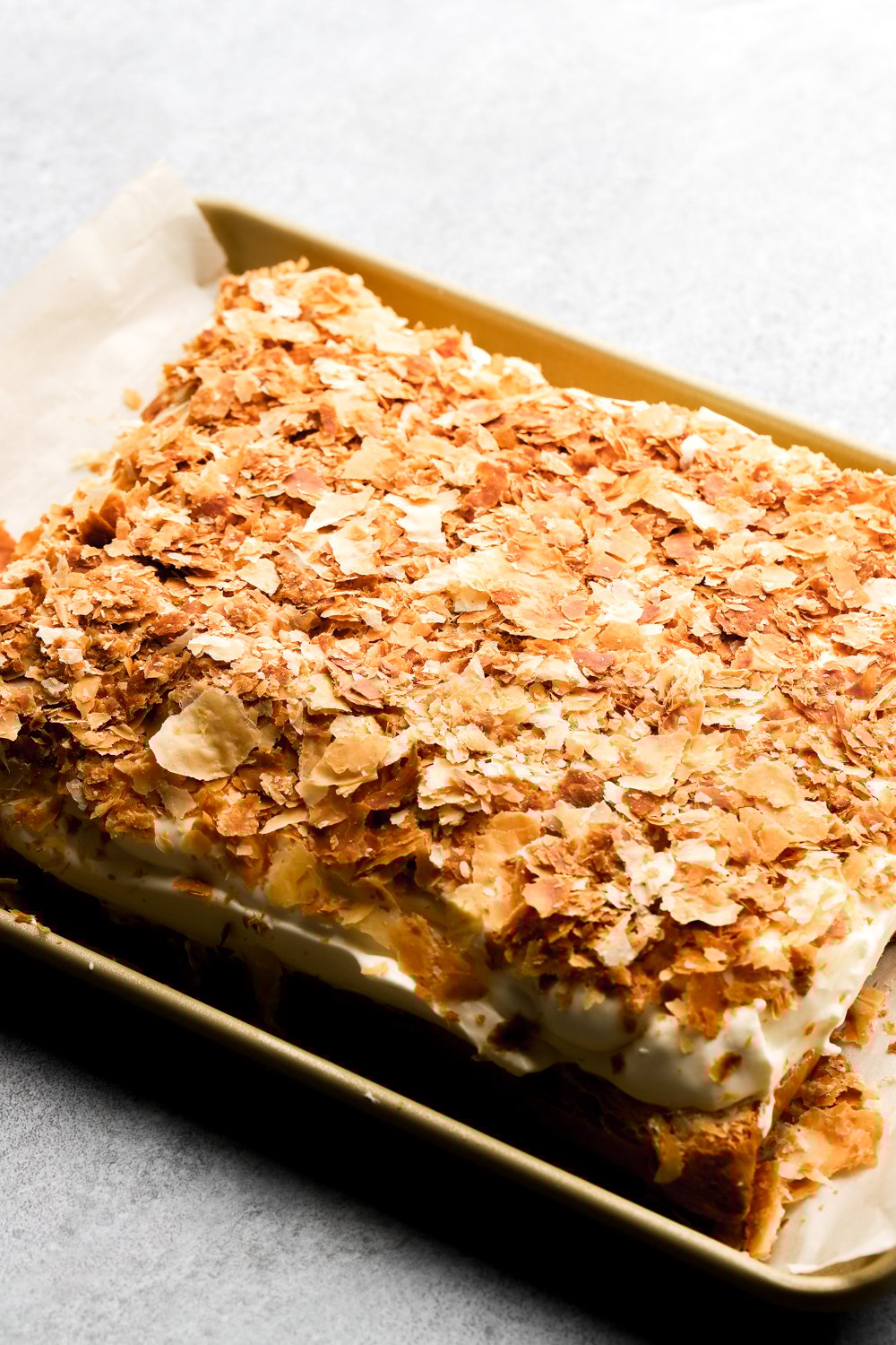 Crèmeschnitte (Vanilla Slice) - Baran Bakery