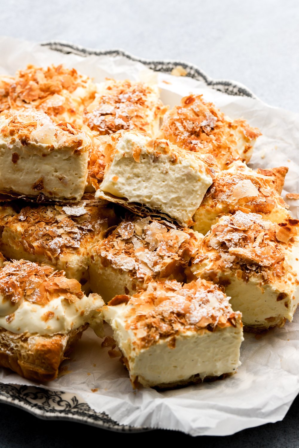 Crèmeschnitte (Vanilla Slice) - Baran Bakery