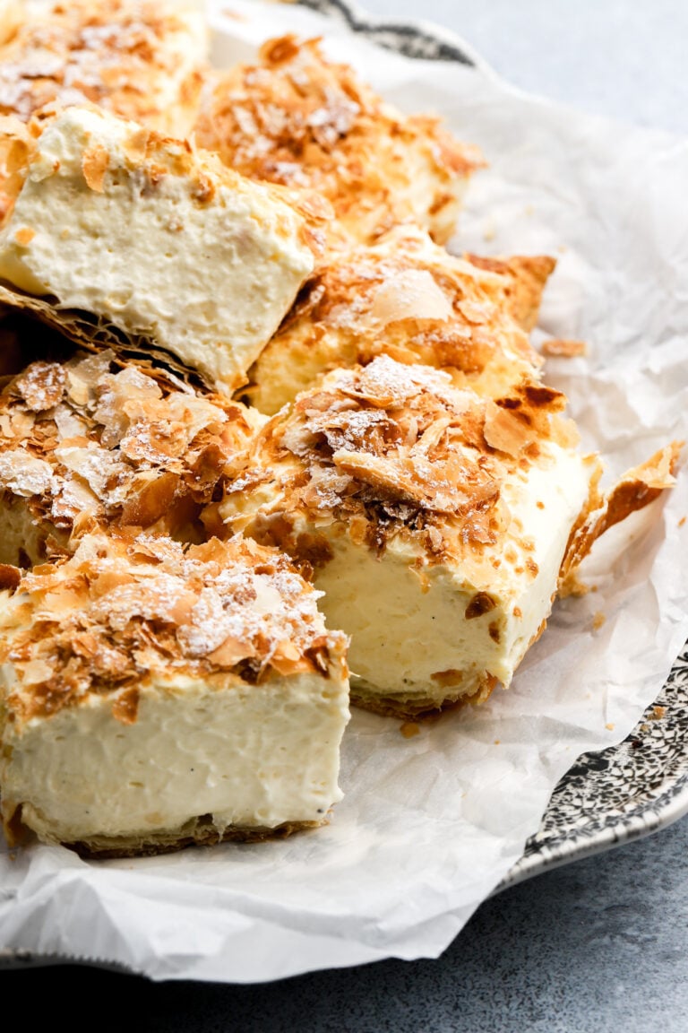 Crèmeschnitte (Vanilla Slice) - Baran Bakery