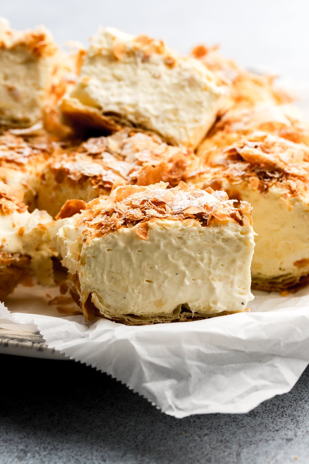 Crèmeschnitte (Vanilla Slice) - Baran Bakery