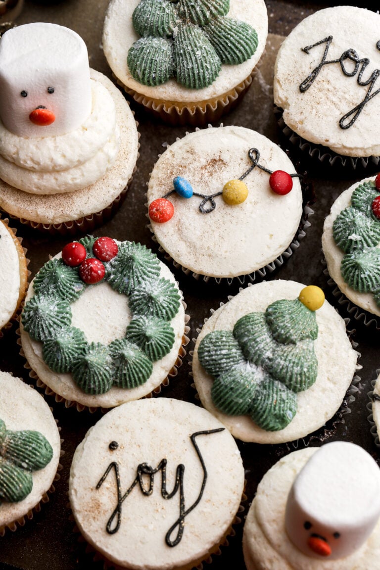 Christmas Cupcakes - Baran Bakery