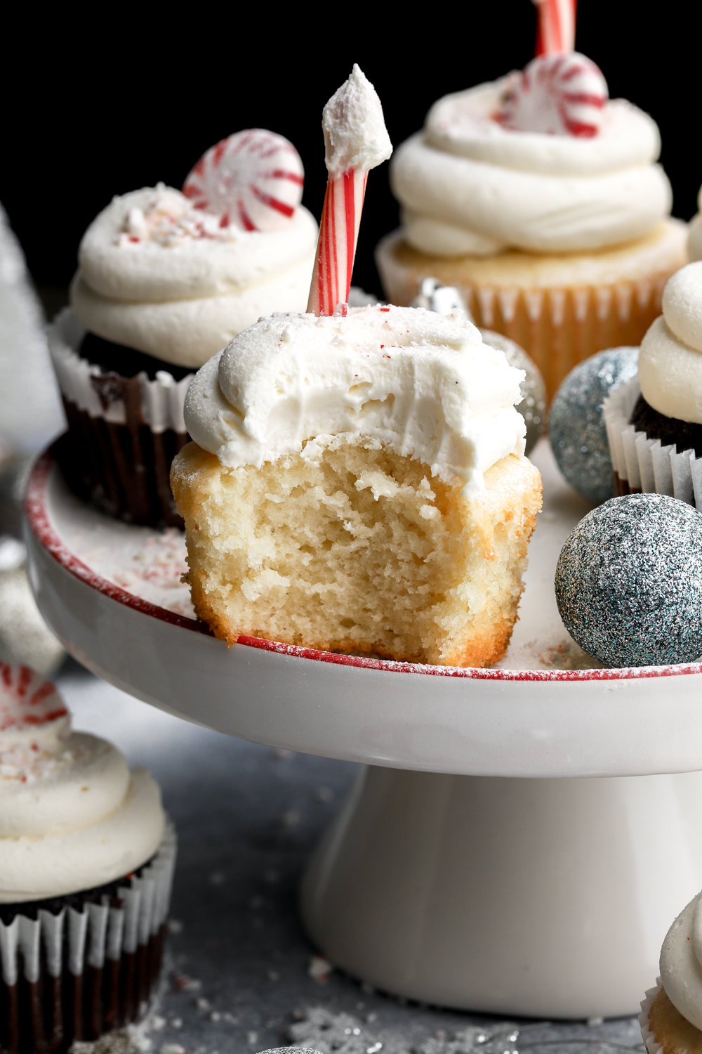 Peppermint Cupcakes - Baran Bakery