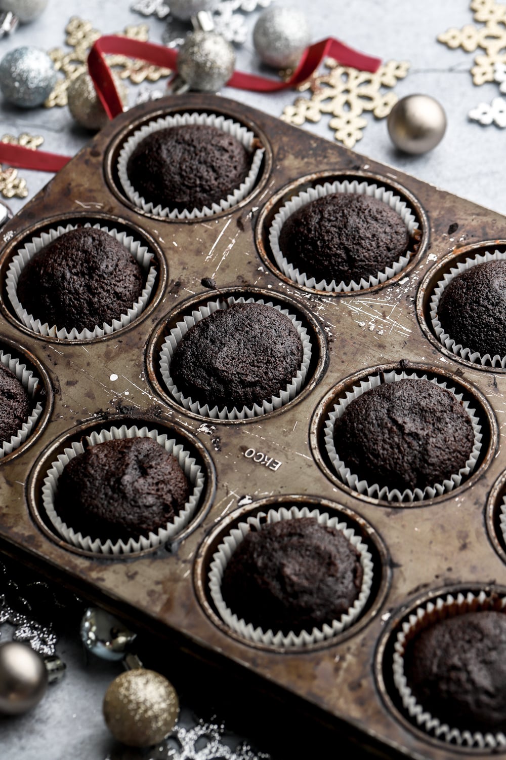 Peppermint Cupcakes - Baran Bakery
