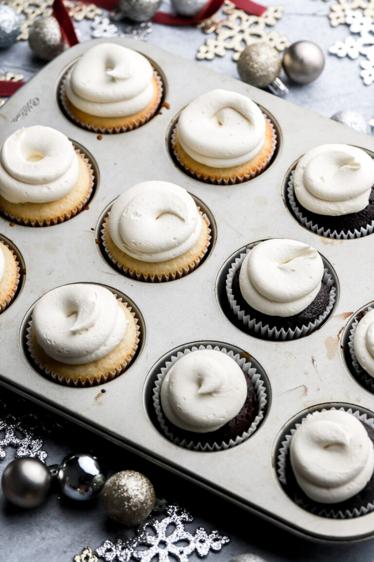 Peppermint Cupcakes - Baran Bakery