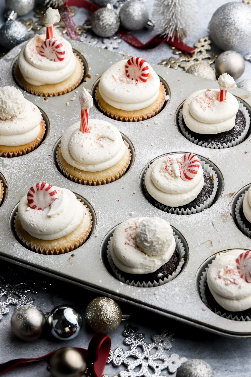 Peppermint Cupcakes - Baran Bakery