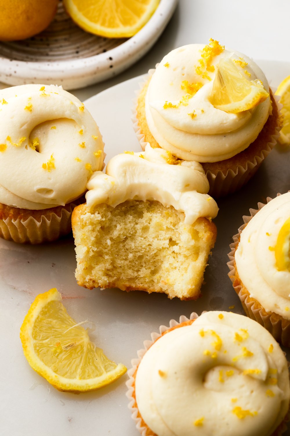 Lemon Cupcakes - Baran Bakery