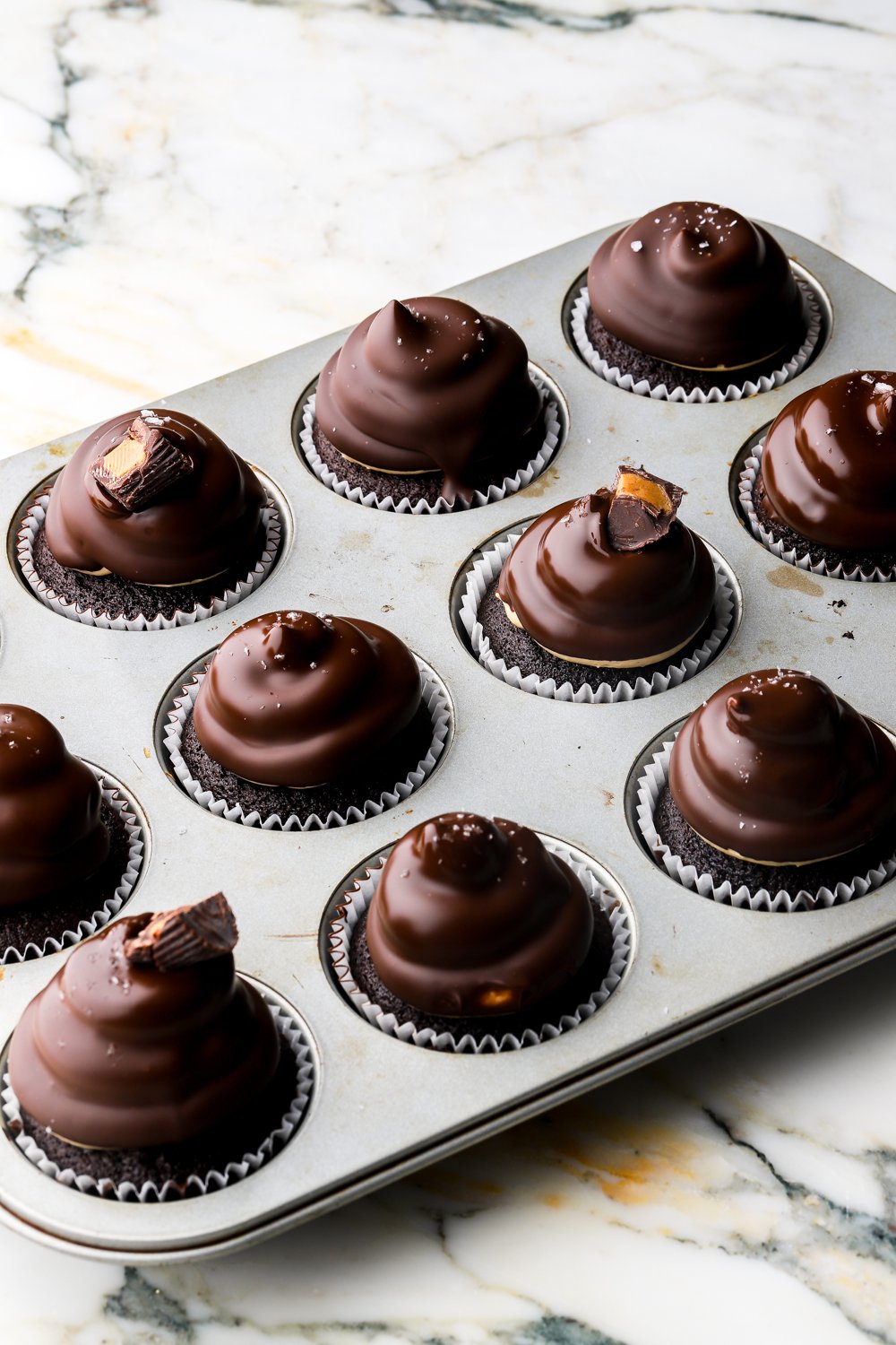 Reese's Peanut Butter Cupcakes - Baran Bakery