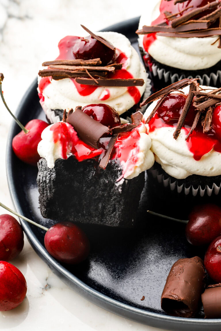 Black Forest Cupcakes - Baran Bakery
