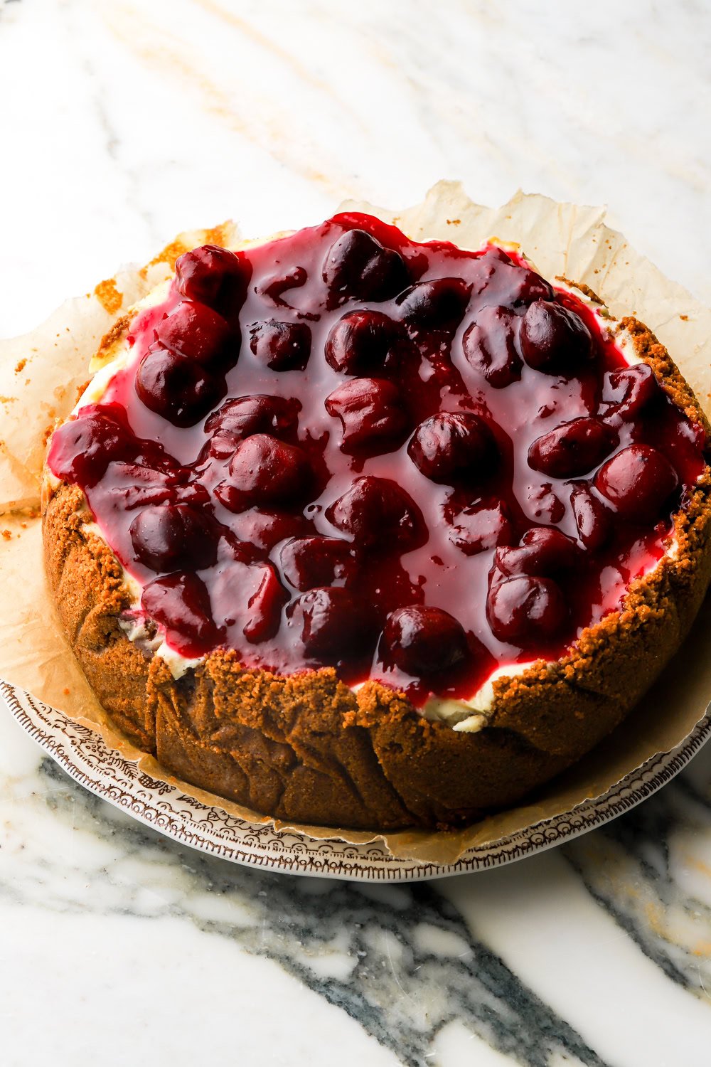 Cherry Cheesecake - Baran Bakery