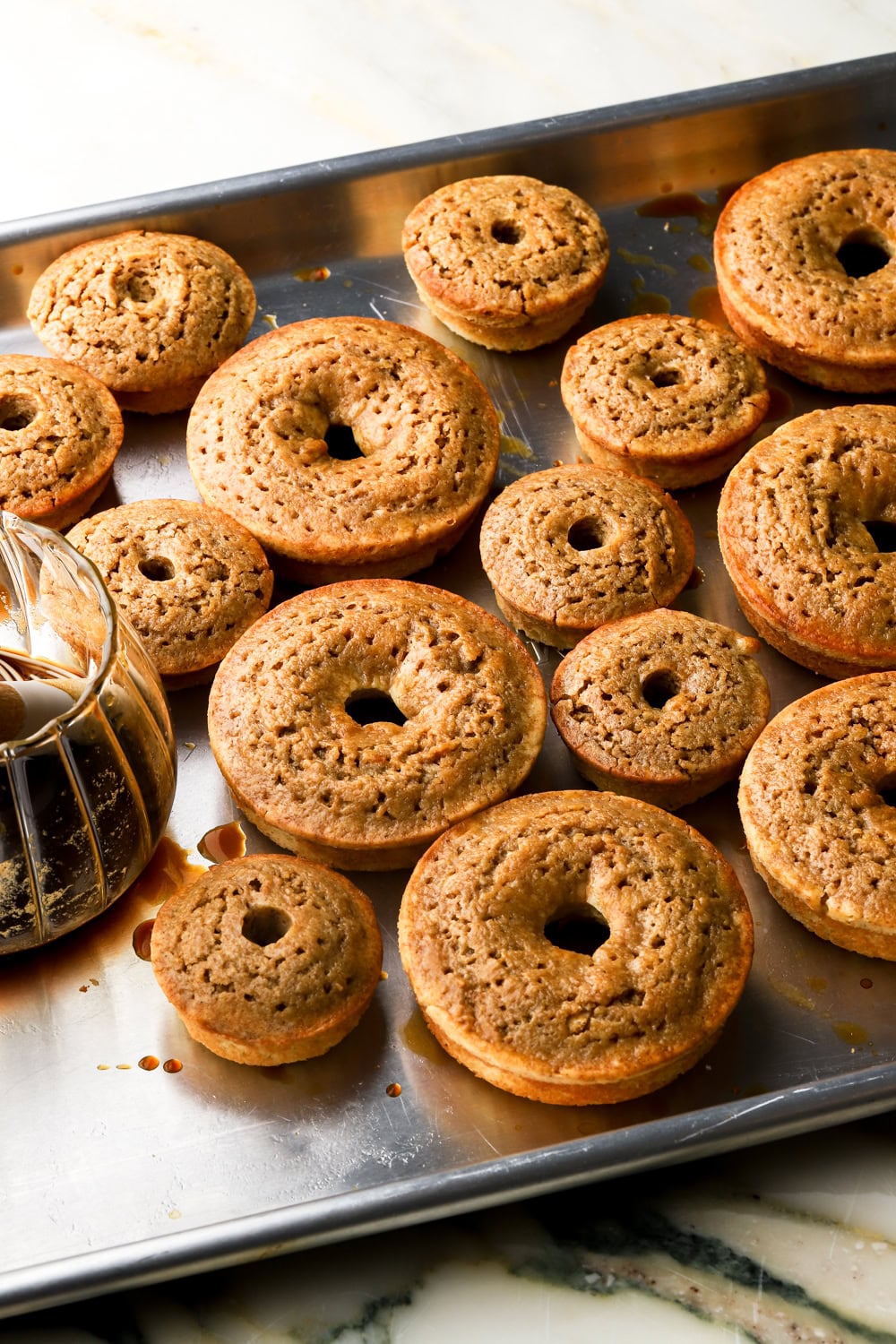 Baked Tiramisu Donuts with Mascarpone Cream - Baran Bakery