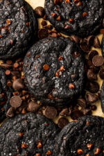 Double Chocolate Chip Black Cocoa Cookies - Baran Bakery