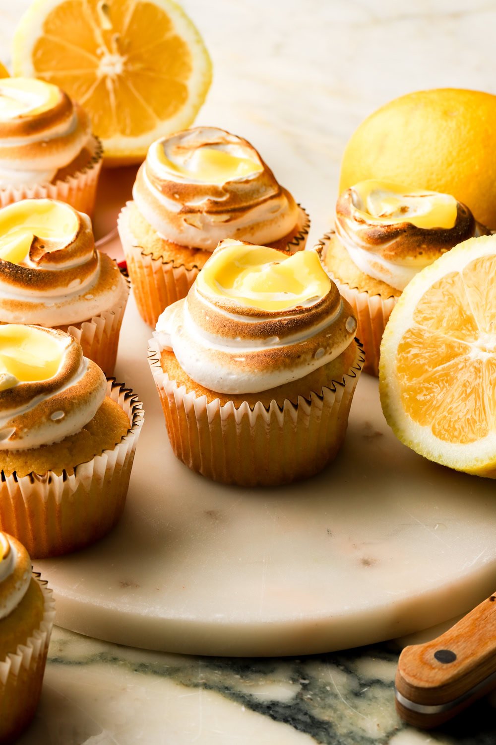 Lemon Meringue Cupcakes - Baran Bakery