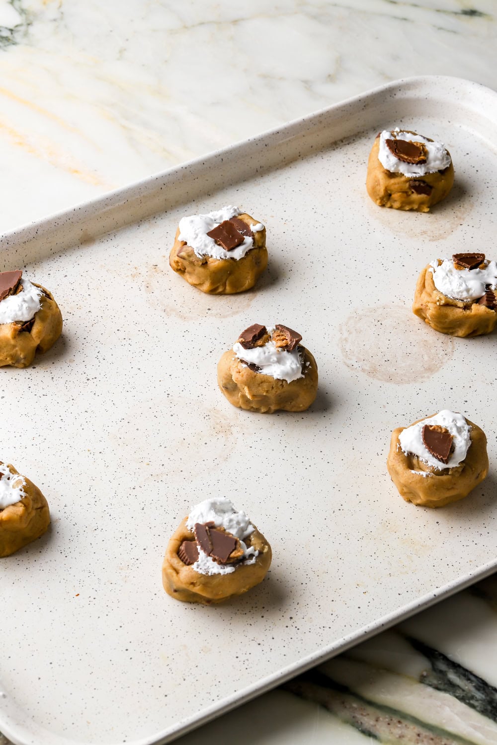 Gooey Peanut Butter S'mores Cookies - Baran Bakery