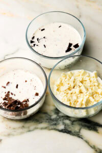 Chocolate Ganache Ratios for Dark, Milk & White Chocolate